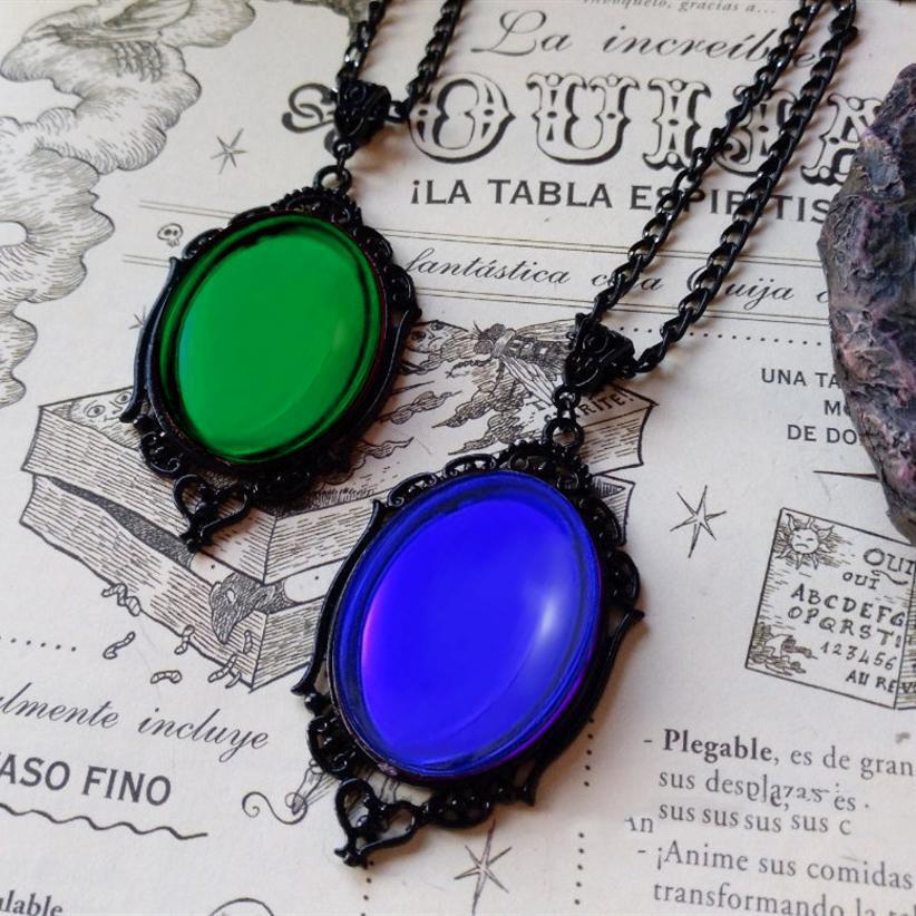 Quartz Crystal Embossed Pendant Satan Demon Necklaces – Nutricaodiaria