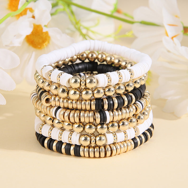 Women's & Men's Clay Ball Suit Vintage Bohemian Style Bracelets ...