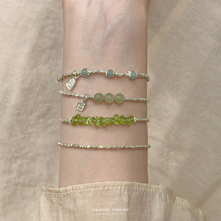 Women's Of Sier Metal Design Sense Niche Bracelets – Nutricaodiaria