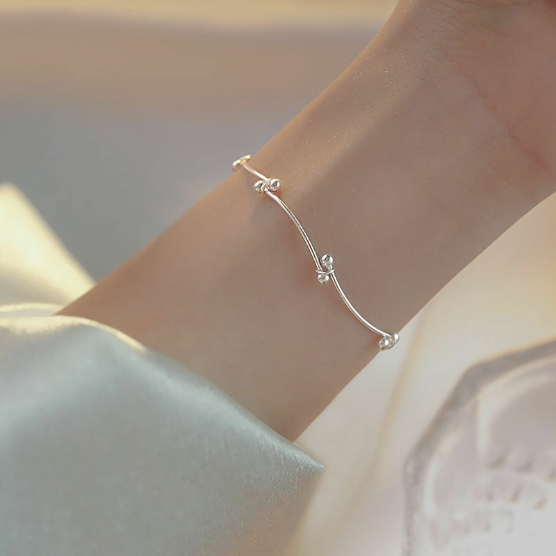 Knot Female Style Niche Design Girlfriend Bracelets – Nutricaodiaria